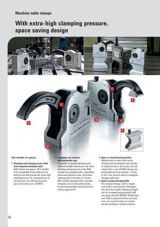 BESSEY Clamping to equipment and maschine tables | PDF | Woodworking ...