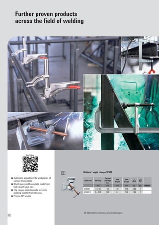 BESSEY Clamping to equipment and maschine tables | PDF | Woodworking ...