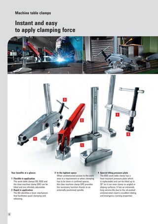 BESSEY Clamping to equipment and maschine tables | PDF | Woodworking ...