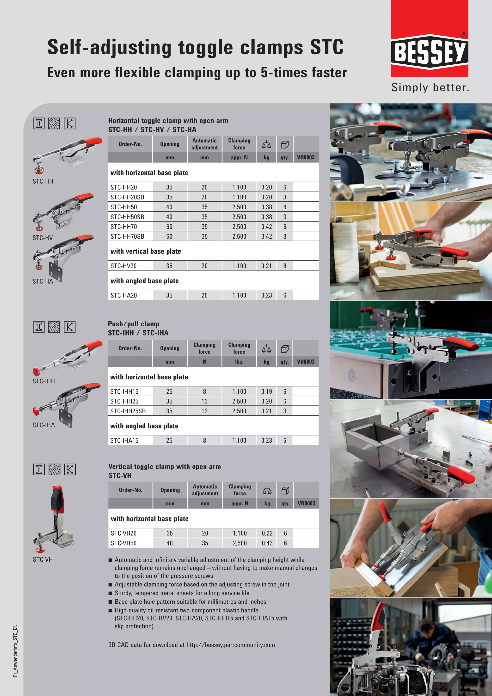 BESSEY Toggle Clamps STC | PDF