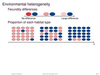Evolution of dispersal in spatially and temporarily heterogeneous ...