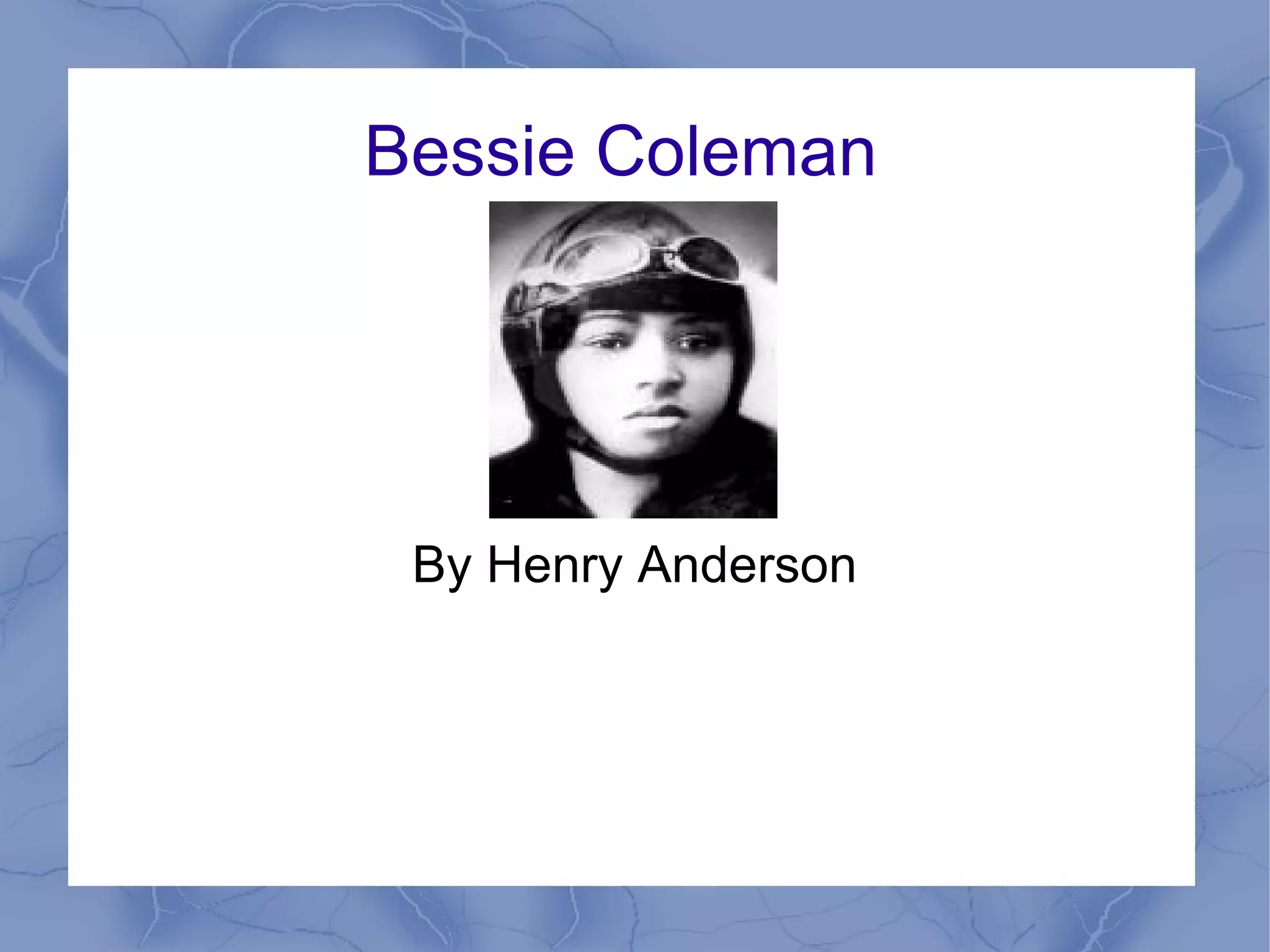Bessie Coleman | ODP