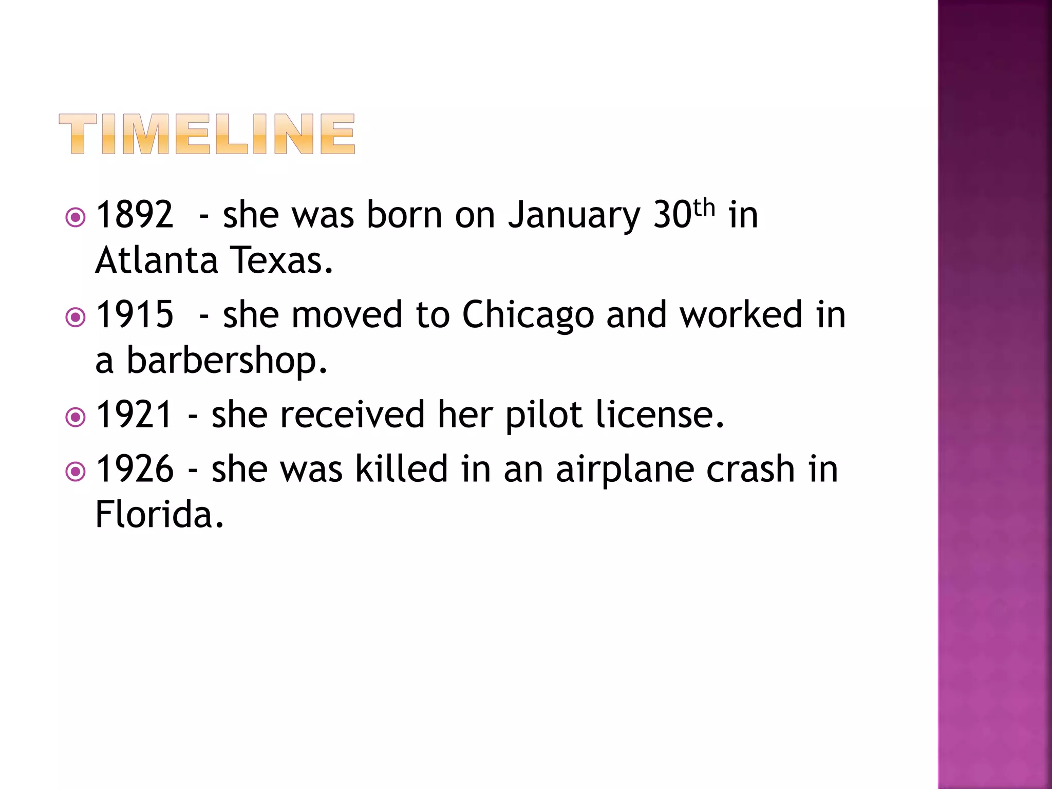 Bessie coleman | PPTX