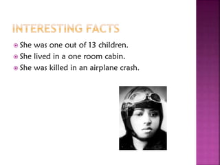 Bessie coleman | PPT