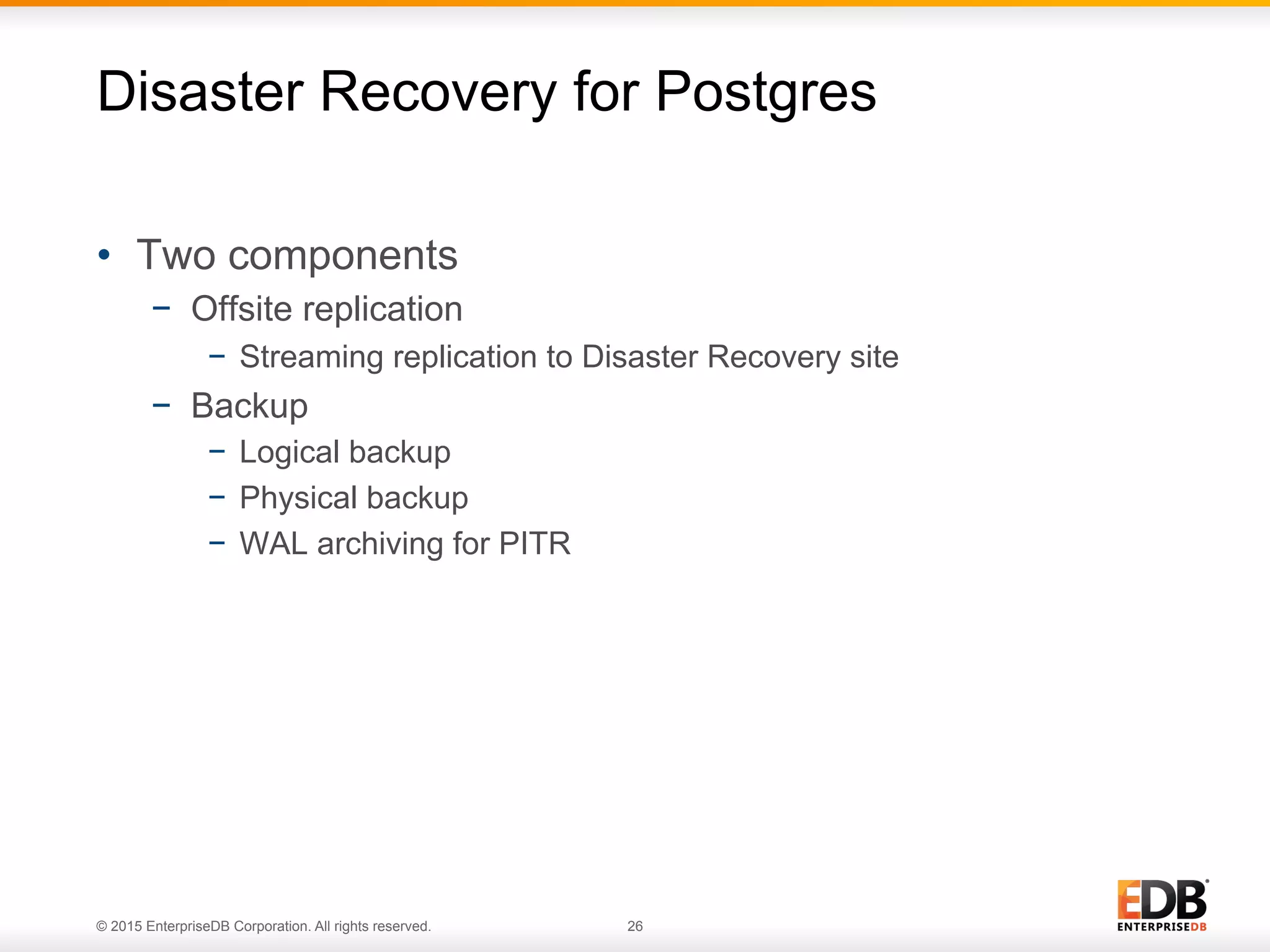 Best Practices for a Complete Postgres Enterprise Architecture Setup | PDF | Databases ...