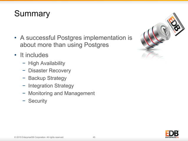 Best Practices for a Complete Postgres Enterprise Architecture Setup | PDF | Databases ...