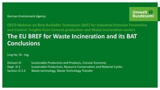 Webinar on Best Available Techniques (BAT): Insights from the Cement ...