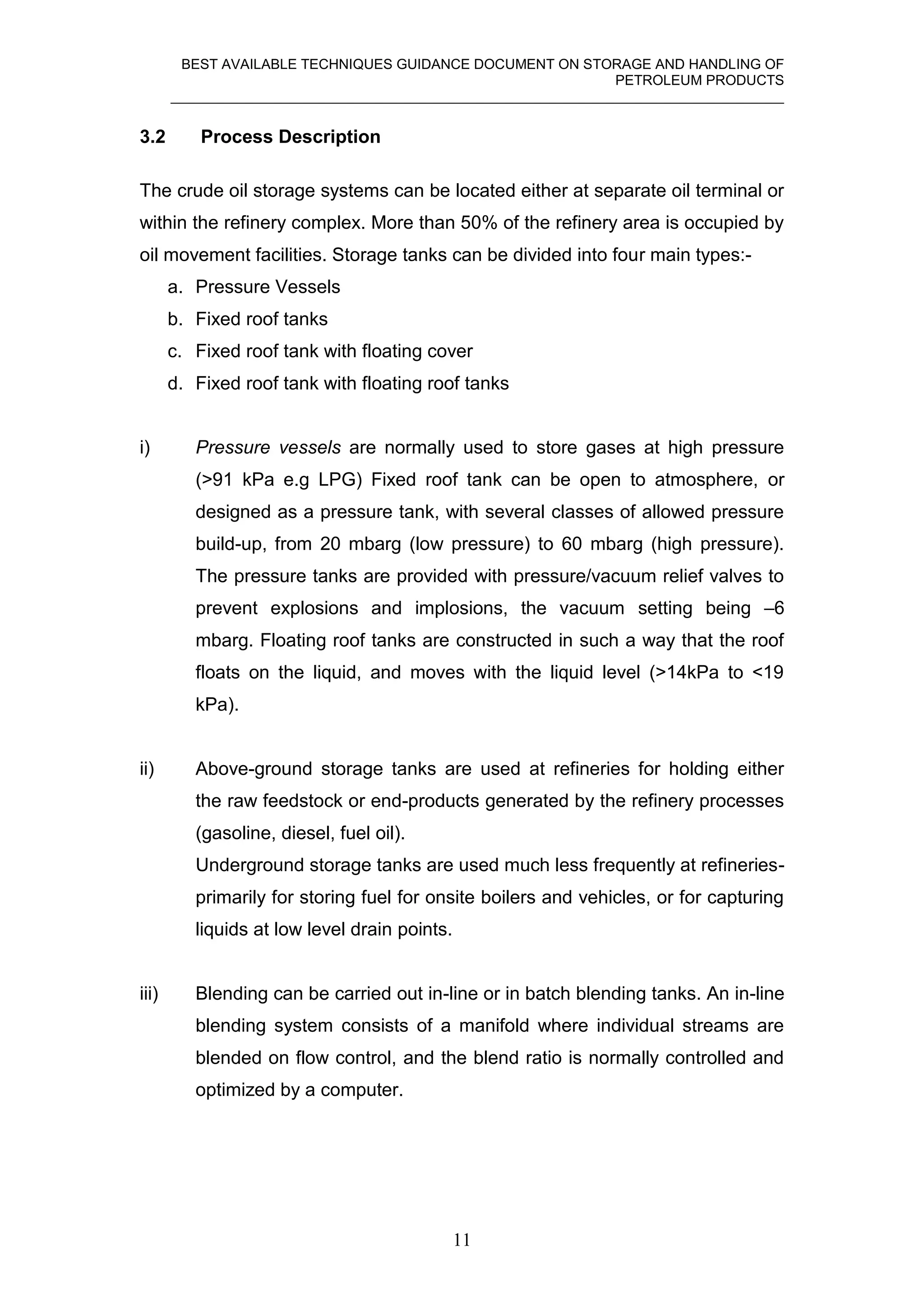 storage and handling of petroleum products | PDF