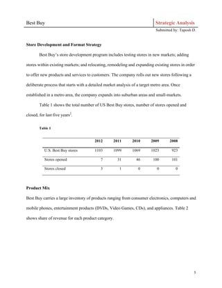 Best buy-analysis | PDF