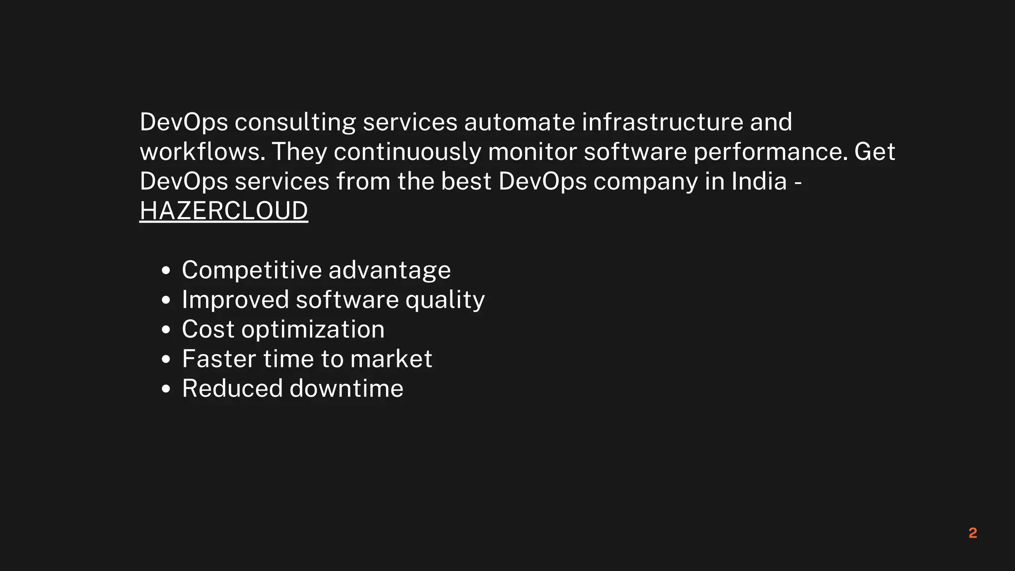 Benefits of DevOps Services and Solutions | HAZERCLOUD | PPT