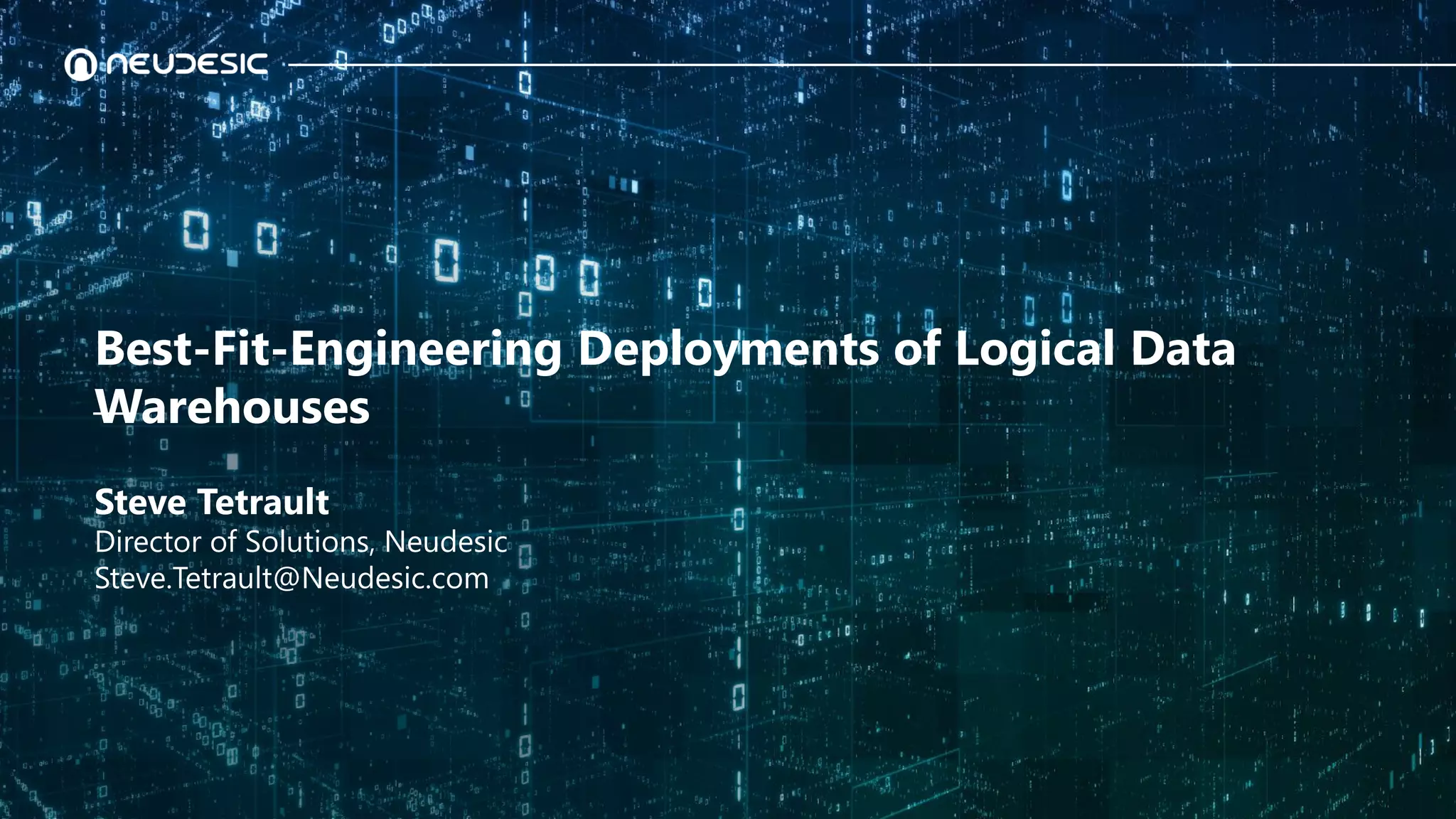 Best-Fit-Engineering Deployments of Logical Data Warehouses | PDF
