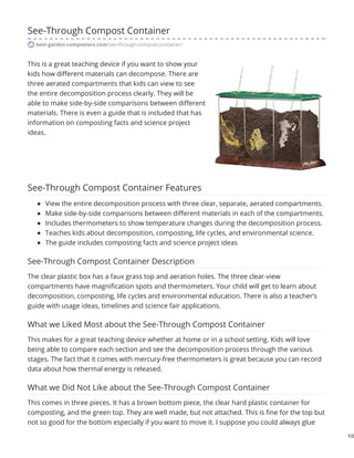See-Through Compost Container | PDF