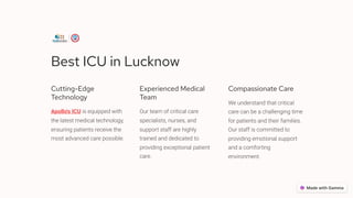Best ICU in Lucknow | Apollo 24/7 Adult & Paediatric Emergency Services ...