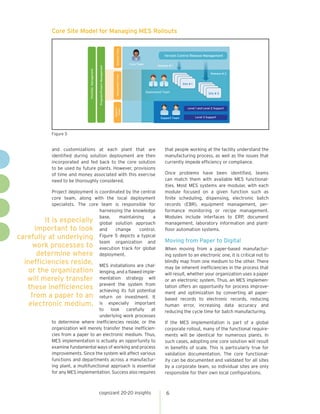 Best Practices for Global MES Rollouts | PDF