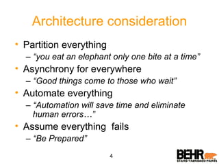 Best Practices for Large-Scale Web Sites | PPT
