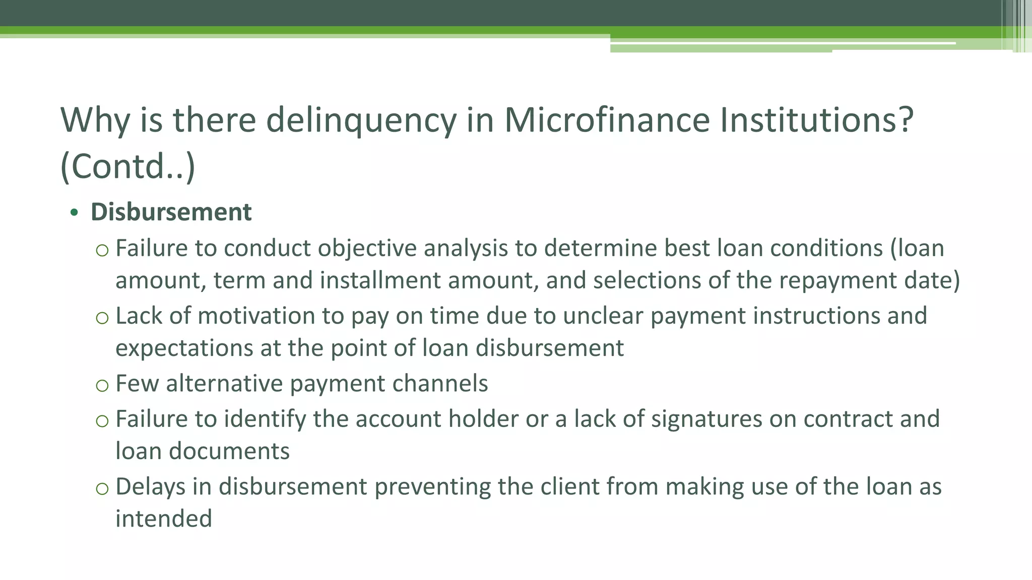Best Practices for Loan Collections for Microfinance Institution | PPTX