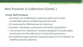 Best Practices for Loan Collections for Microfinance Institution | PPTX