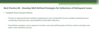 Best Practices for Loan Collections for Microfinance Institution | PPTX