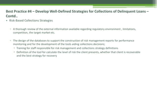 Best Practices for Loan Collections for Microfinance Institution | PPTX