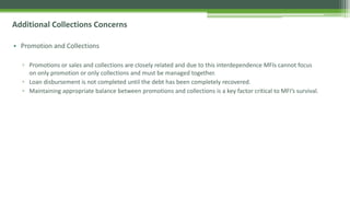 Best Practices for Loan Collections for Microfinance Institution | PPTX