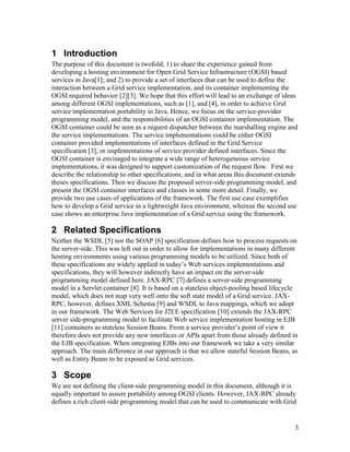 Best Practises: Java OGSI Hosting Environment Design | PDF