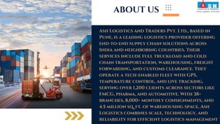Ash Logistics – One of the Best Project Cargo Companies in India | PDF