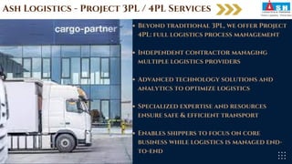 Ash Logistics – One of the Best Project Cargo Companies in India | PPT