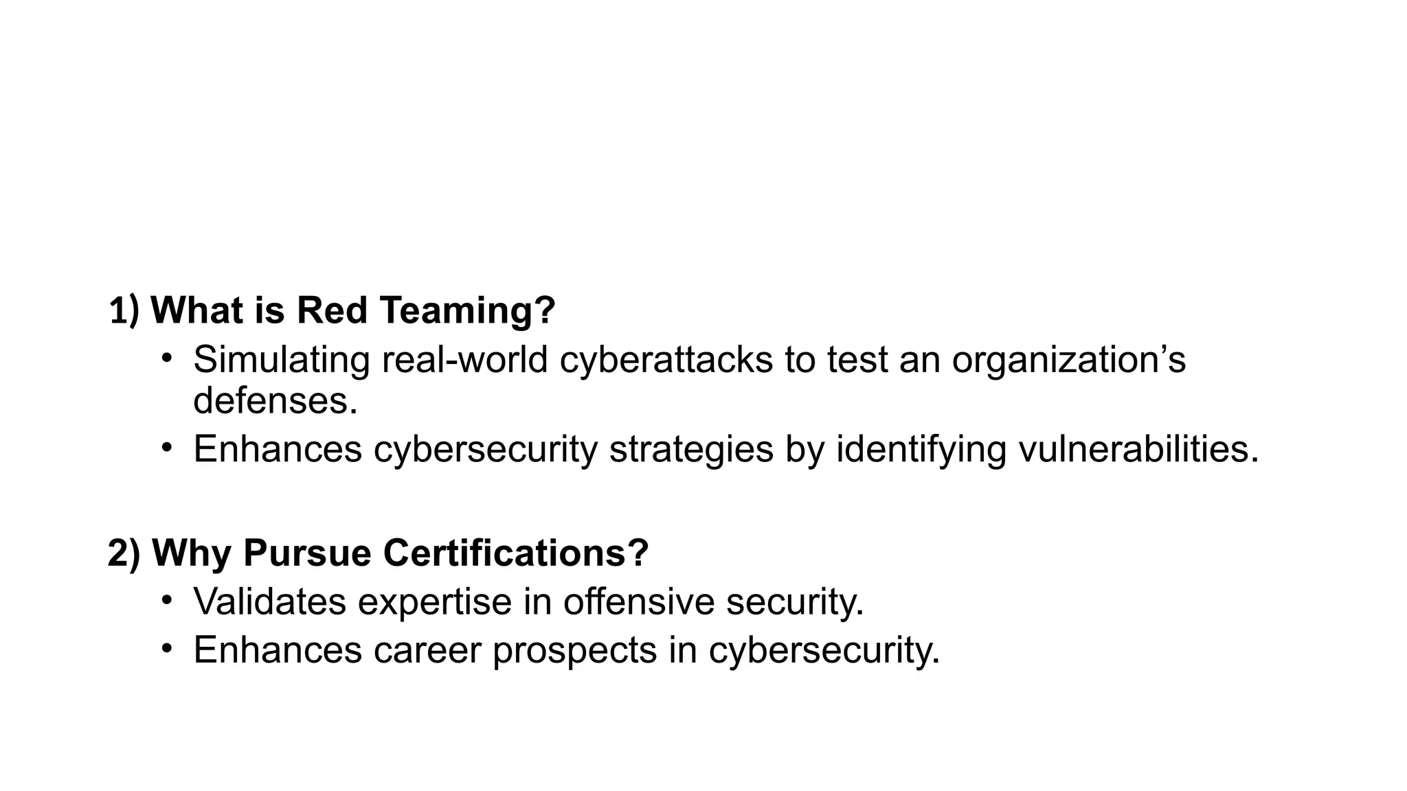 Comprehensive Guide to Top Red Team Certifications for Cybersecurity Professionals | PPT