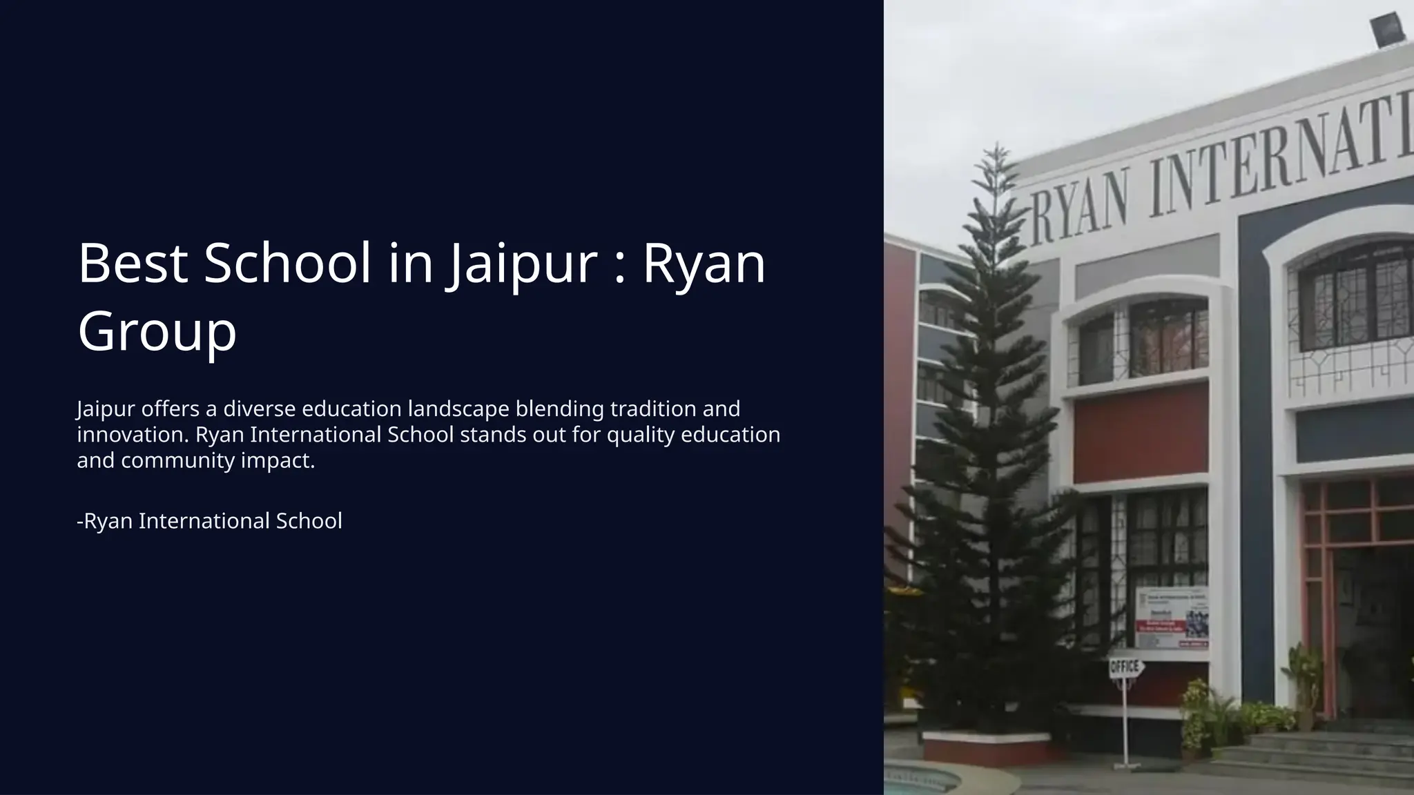 Explore the Best Schools in Jaipur – Ryan Group | PPT