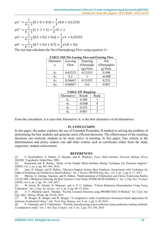 Best Student Selection Using Extended Promethee II Method | PDF | College Planning | College ...
