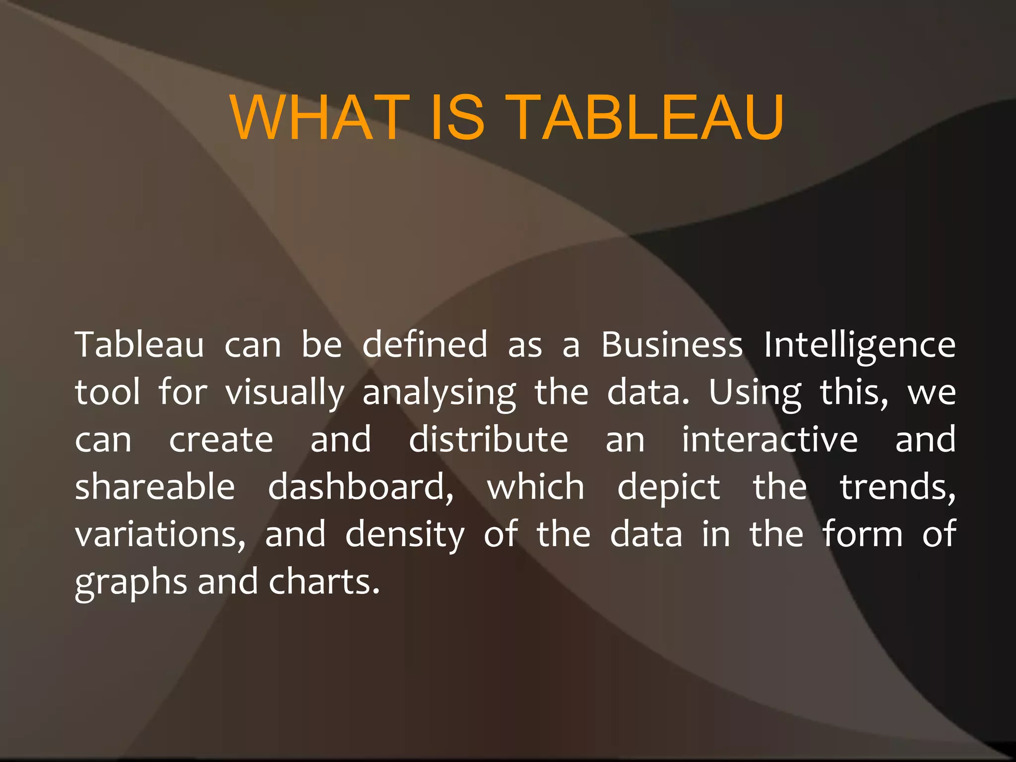 Tableau PPT | PPT