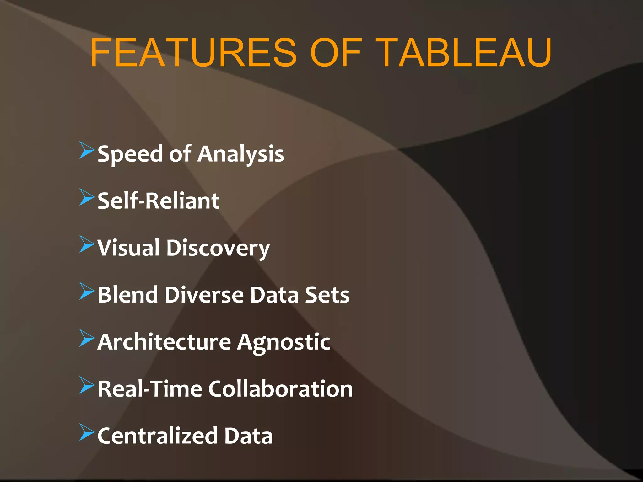 Tableau PPT | PPT | Databases | Computer Software and Applications