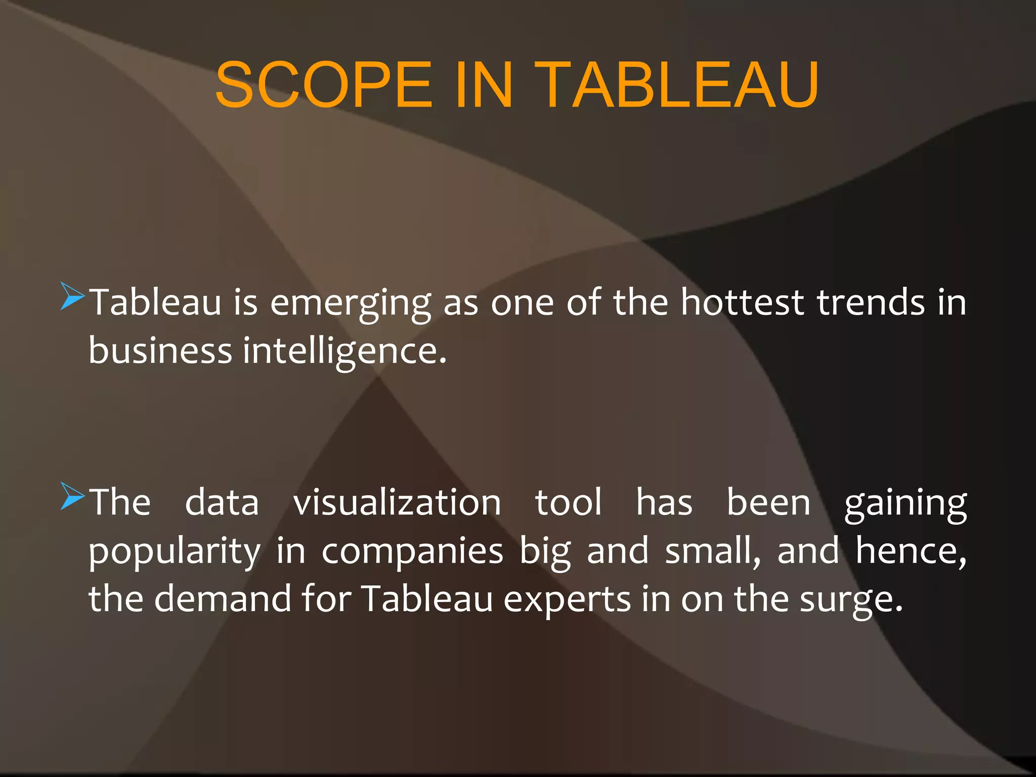 Tableau PPT | PPT