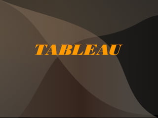 Tableau PPT | PPT
