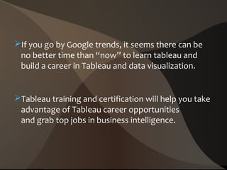 Tableau PPT | PPT