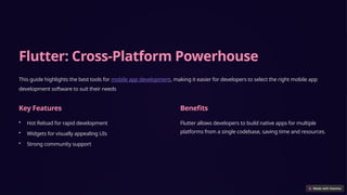 Best Tools for Mobile App Development in 2025 | PPT