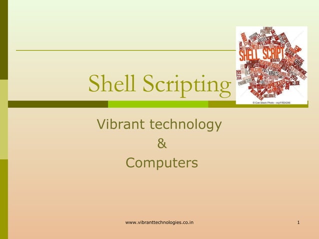 Best Training In Mumbai Shell Scripting Ppt