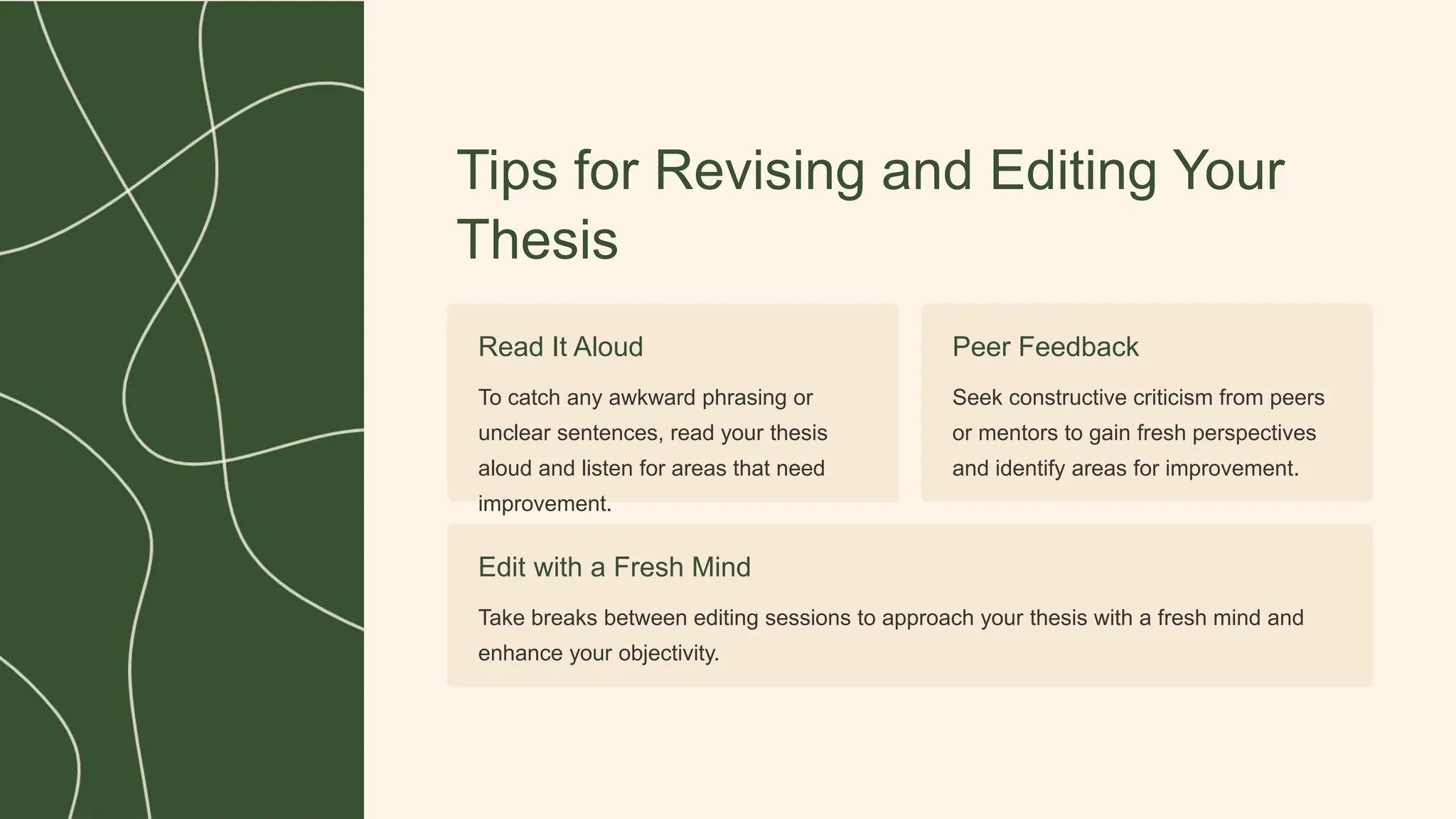 Best way to write a thesis | PPTX