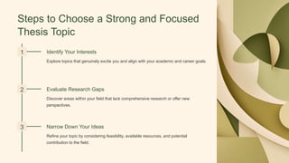 Best way to write a thesis | PPTX