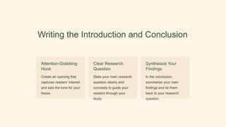 Best way to write a thesis | PPTX