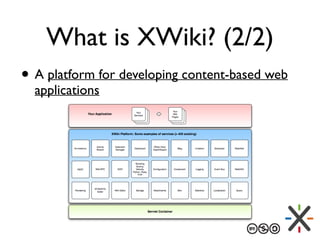XWiki: The best wiki for developers | PPT