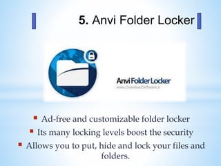Best 15 file and folder locker for Windows 11 | PPT