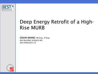 Deep Energy Retrofit of a High-Rise MURB | PDF | Power and Energy ...