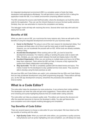 Best 5 Swift IDEs and Code Editors for Your Next iOS Project.pdf