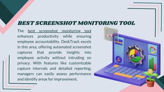 Top 5 Essential Tools in DeskTrack for Boosting Productivity | PPT