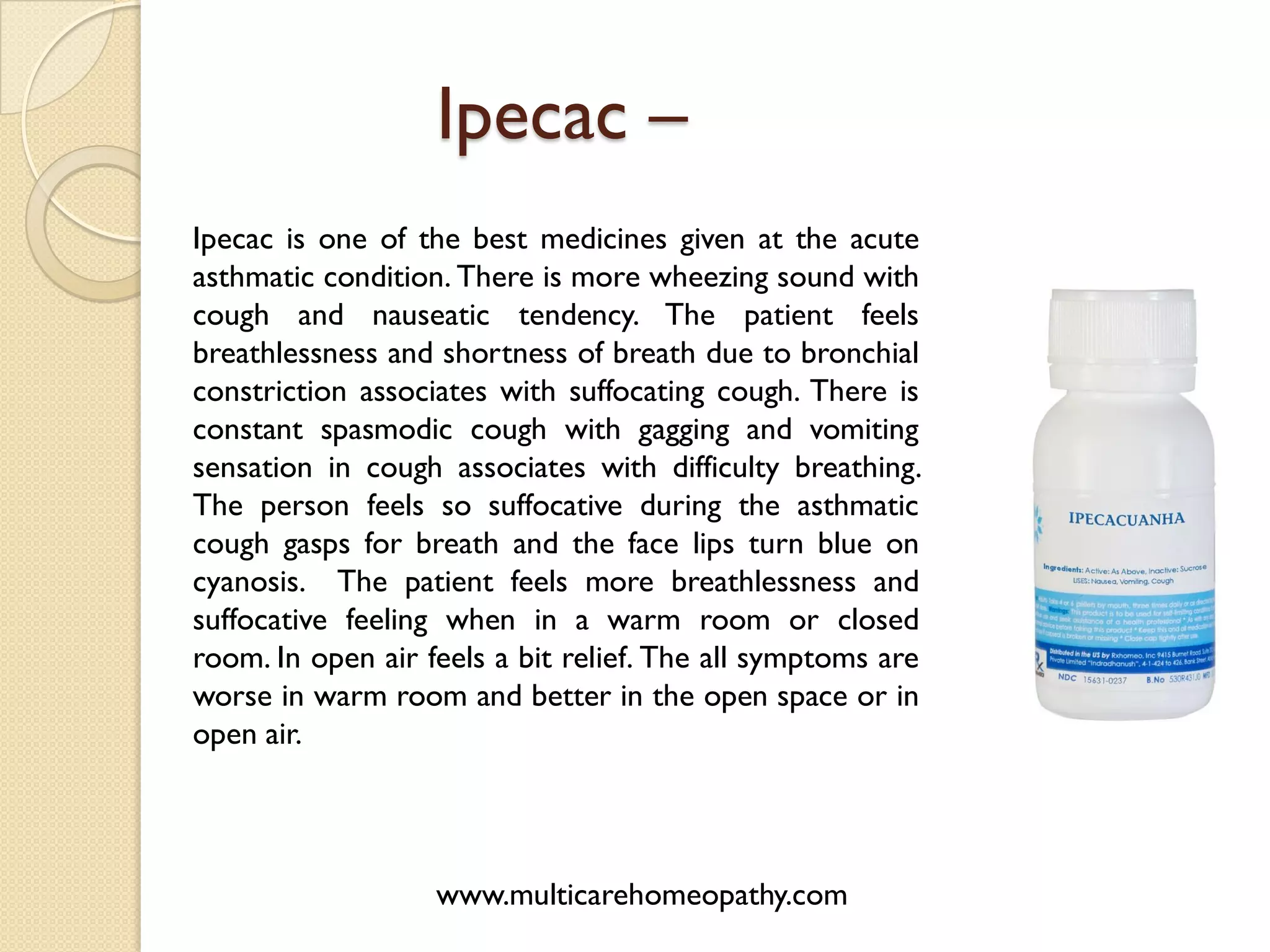 Top 6 homeopathy medicines for asthma | PPT