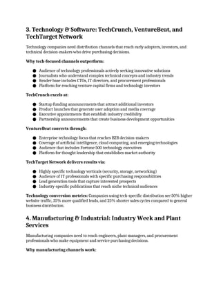 Best 6 Industry-Specific Press Release Distribution Channels That ...