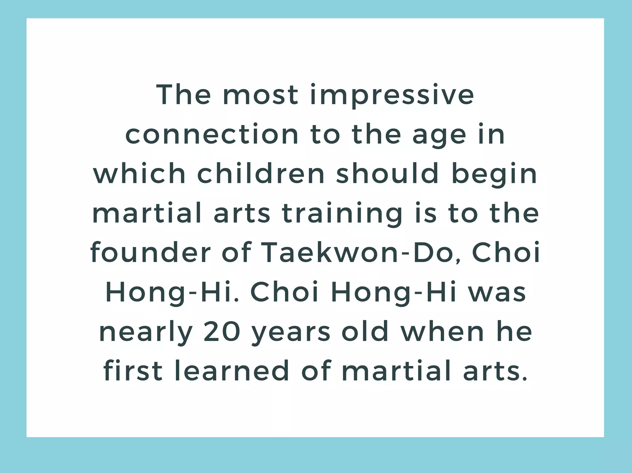 Best Age for Children to Begin Martial Arts | PDF