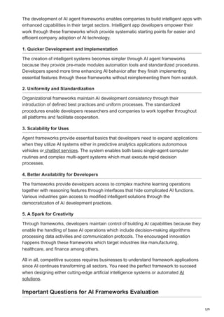 Best Agentic AI Frameworks for 2025.pdf overview | PDF