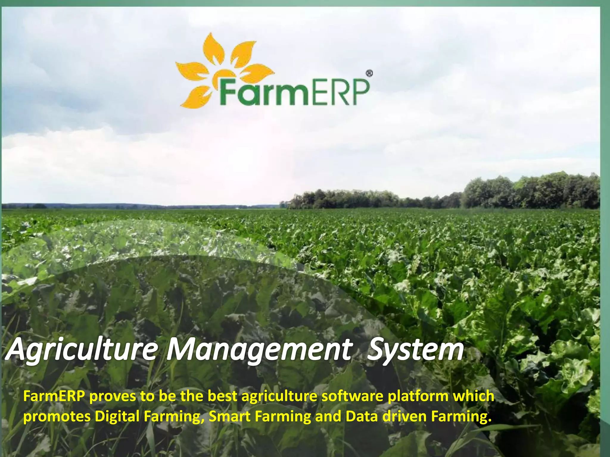 best agriculture management system | PPT
